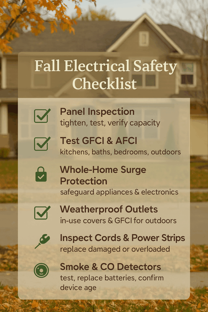 Fall Electrical Safety Checklist for Minnesota Homes | Norske Electric